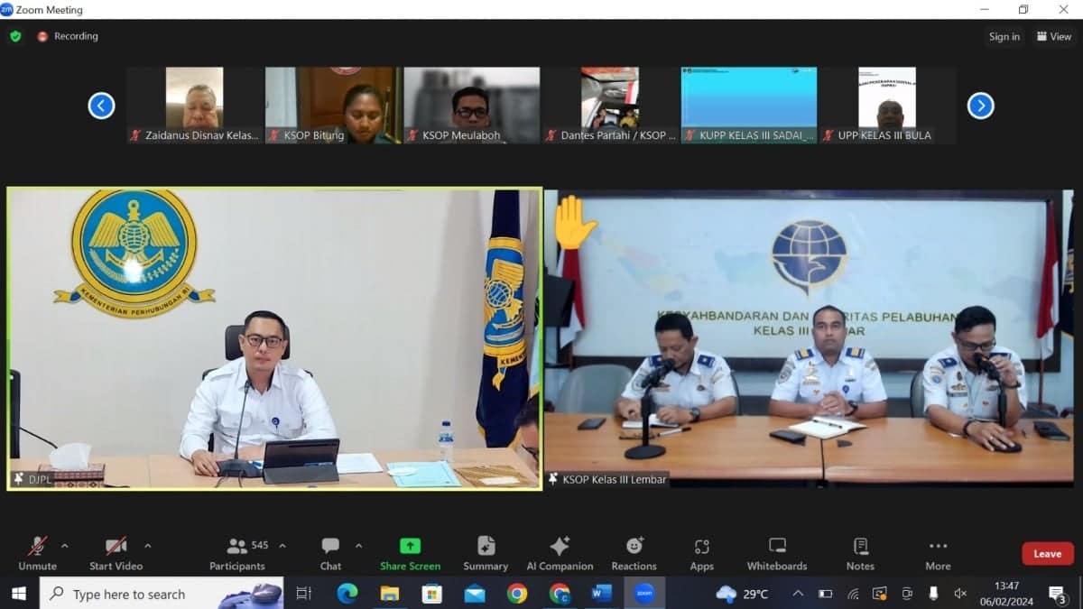 Permudah Pemetaan Profiling Pegawai, Ditjen Hubla Terapkan Dipro - Pysmm.com